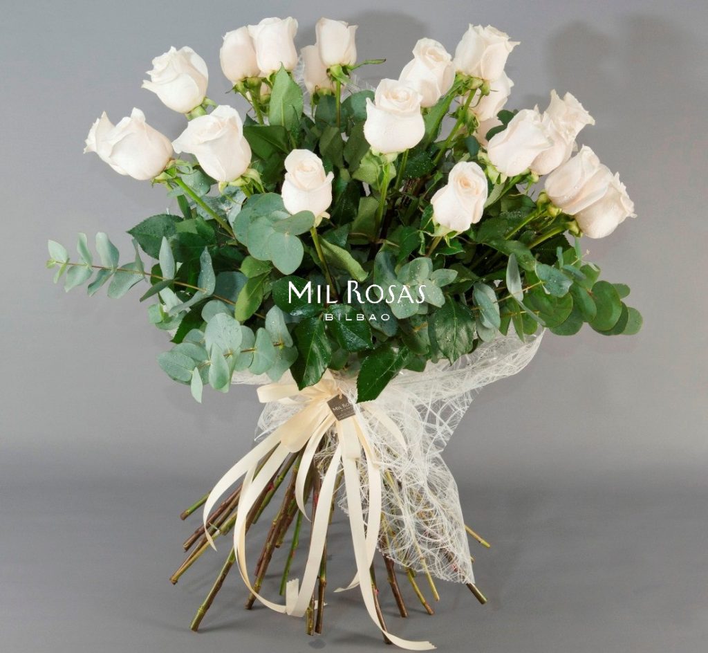 Ramo 24 rosas - Mil Rosas Bilbao | Tu Floristería Online