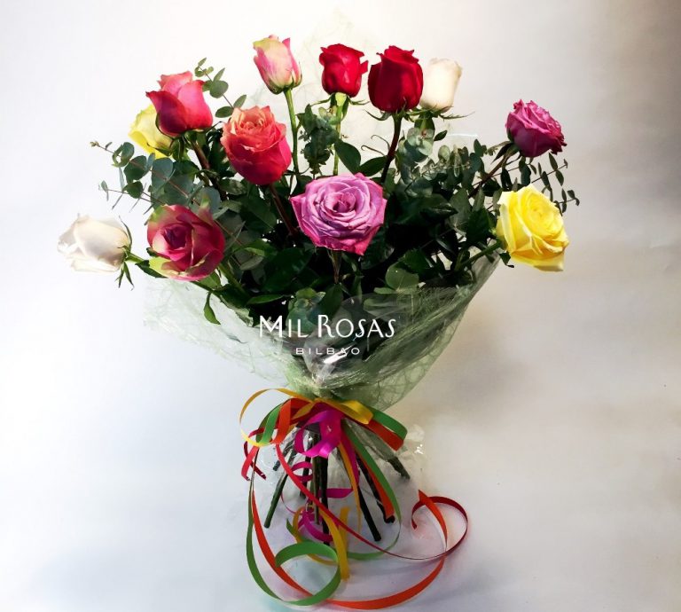 Ramo multicolor - Mil Rosas Bilbao | Tu Floristería Online
